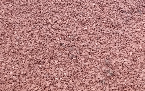 Gravier décoratif concassé Schiste Rouge | Plateforme compostage et ...